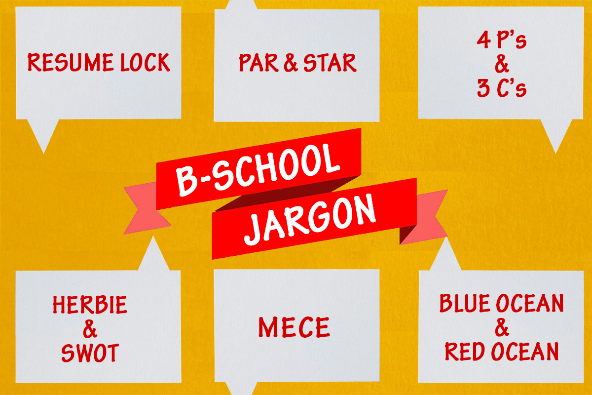 B-SCHOOL JARGON TO KEEP IN MIND.